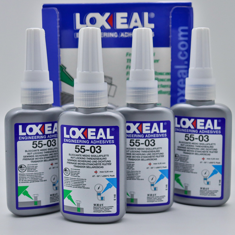 LOXEAL乐赛尔55-03螺丝胶蓝色厌氧胶螺纹锁固剂高粘度水管密封胶-阿里巴巴