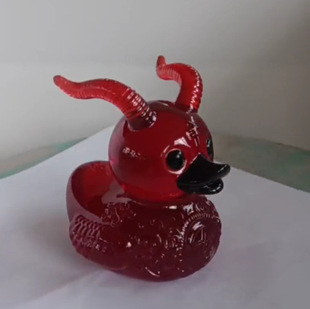 Lil' Devil Ducky小恶魔鸭子车内摆件装饰万圣节摆件摇滚树脂摆件-阿里巴巴