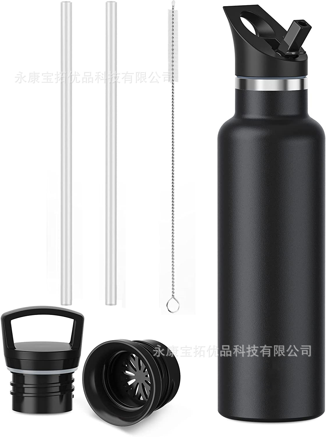 500ml美式大口杯 标准口运动水壶 内外304双层不锈钢颜色logo可定-阿里巴巴