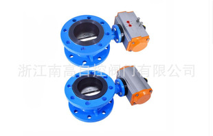 D641X-10Q 气动蝶阀 球墨铸铁材质 软密封蝶阀 法兰连接 DN200-阿里巴巴