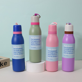 新款OWAIA不锈钢保温杯户外便携手提杯时尚简约大容量运动水壶-阿里巴巴