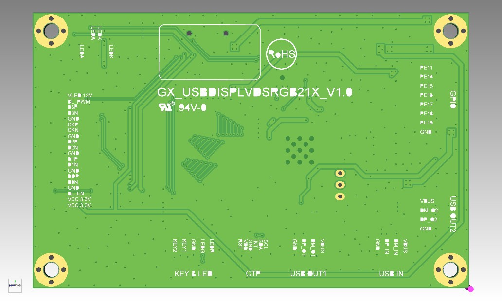 USB转mipi驱动板 USB一线通 7寸 8寸10.1寸 长条屏 USB显示器-阿里巴巴