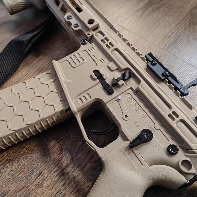 Bohan SLR Lianlin toy Gun Jedi Electric Simulation Model CS The same linkage back to assault ...