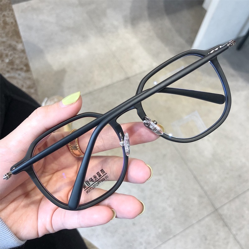 不规则大框网红款眼镜框TR90超轻防蓝光平光镜2020新款素颜眼镜架-阿里巴巴