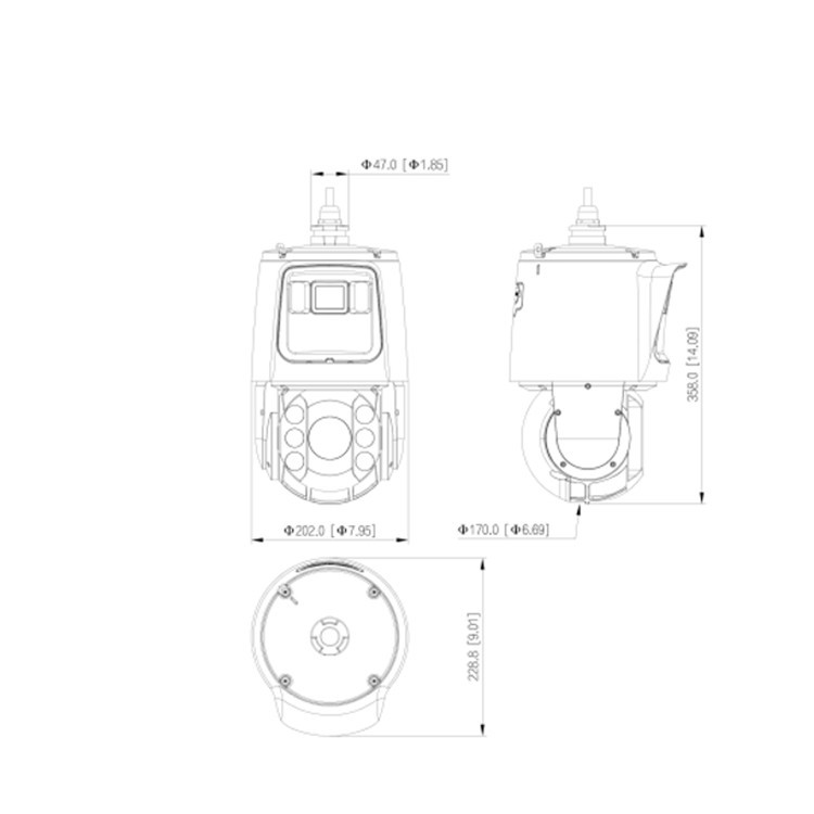 DH-SDT-7C1424-4F-ZB-AD3E-0400 大华双400万高清网络球型摄像机-阿里巴巴