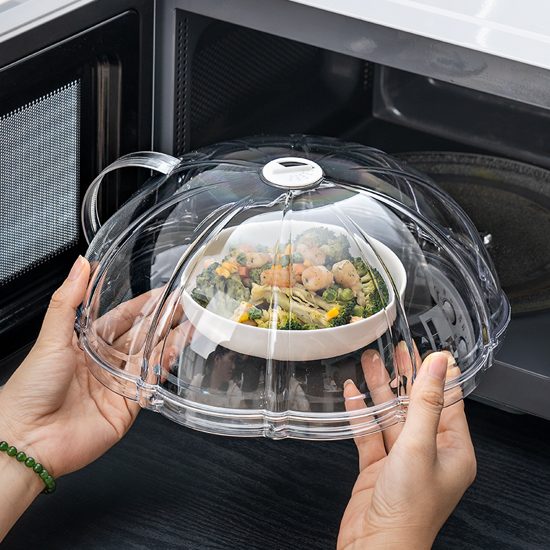 Microwave Oven Cover Splash-proof Cover High Temperature Resistant Oil ...