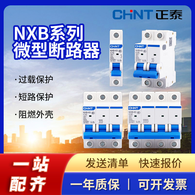 CHINT正泰电器 NXB-63系列小型断路器 12只/盒，180只/耐用微型-阿里巴巴