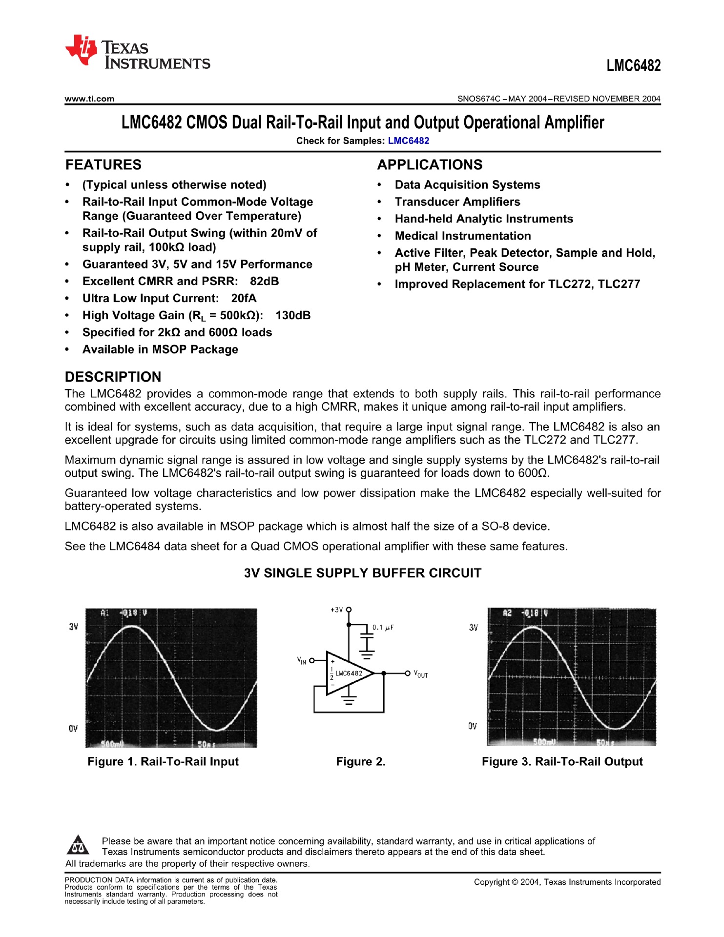 原装正品 LMC6482AIMX/NOPB SOIC-8 双路轨至轨运算放大器IC芯片-阿里巴巴