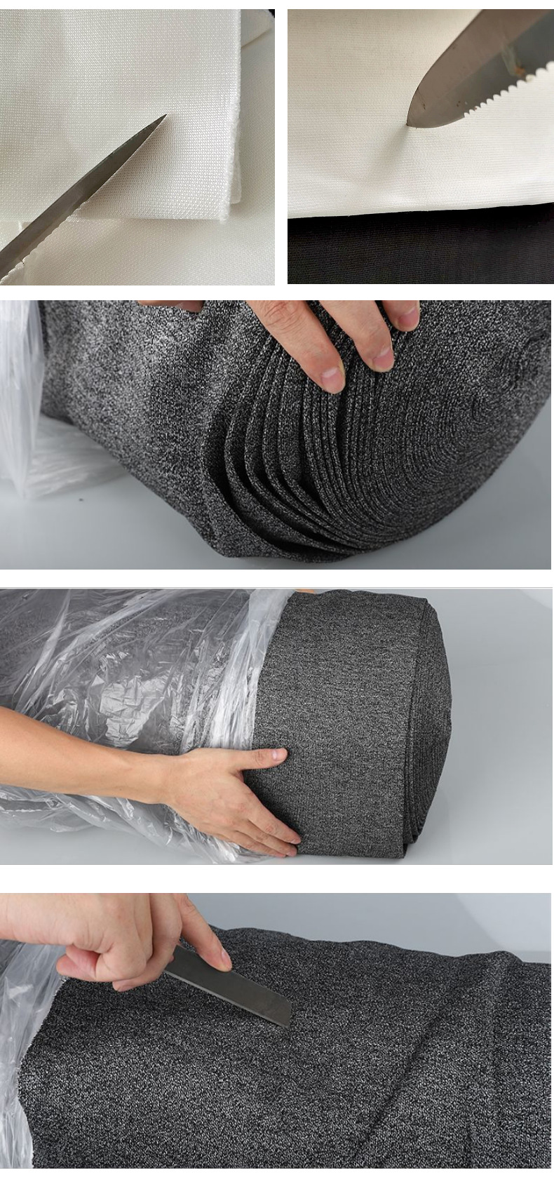 UHMWPE黑色超高分子量聚乙烯240g面料高强耐磨防割布高强大力马布-阿里巴巴