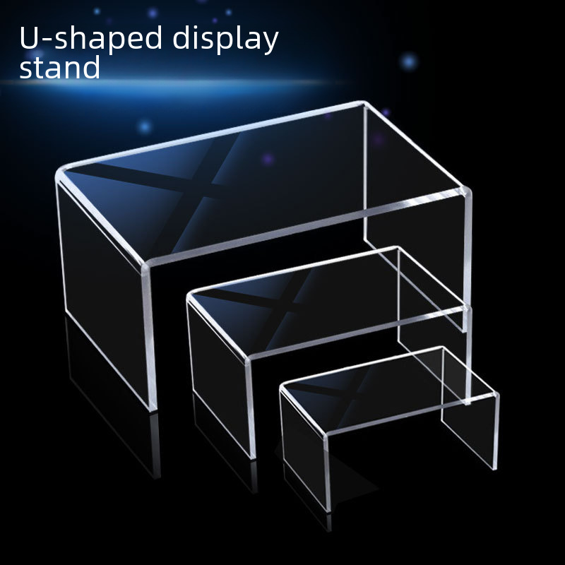 Acrylic U-Shaped Display Rack U-Shaped Transparent Shoe Rack Simple ...