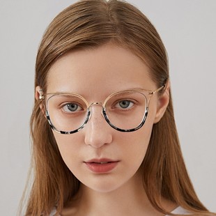 87320 TR90+金属眼镜框防蓝光眼镜框ins潮流眼镜框跨境热销眼镜框-阿里巴巴