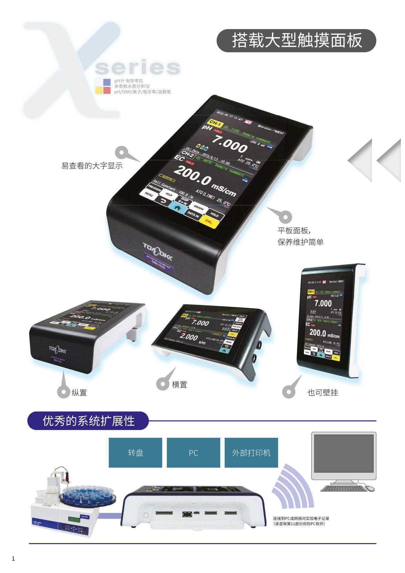 日本TOA-DKK东亚电波HM-41X HM-42X 高精度数显式PH计离子测量仪-阿里巴巴