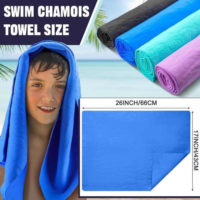 4 count Swim Chamois Towel Shammy Swimmers Towel for Diving-阿里巴巴