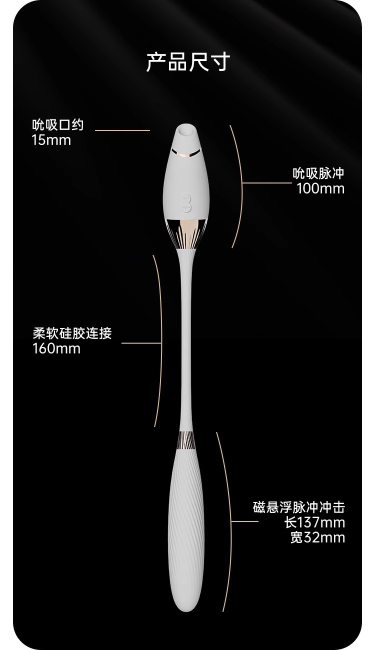 Cachito诱桃失控3三代ai高潮女用自慰器成人震动棒情趣用品黑金版-阿里巴巴