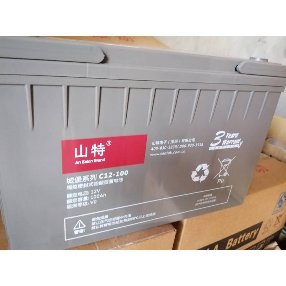山特UPS城堡系列 UPS不间断电源 C12-100 铅酸蓄电池12V100AH-阿里巴巴