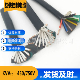 控制铠装电缆KVV22多芯钢带2~5芯2.5平方 信号线铠装控制电线优惠-阿里巴巴