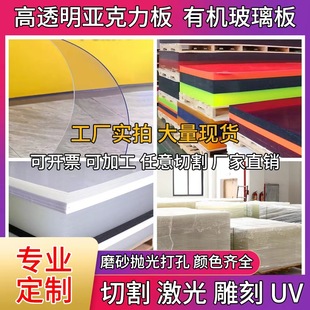 高透明亚克力板PMMA有机玻璃板PS板PET片颜色片切割批发灯箱面板-阿里巴巴