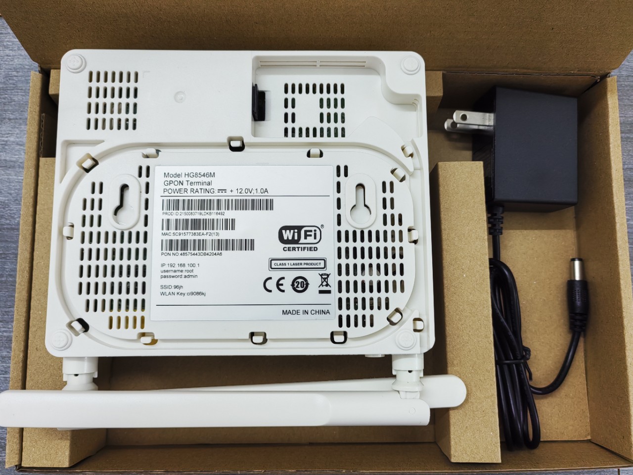 HG8546M适用于华为千兆光猫带wifi12V1A ONU-阿里巴巴