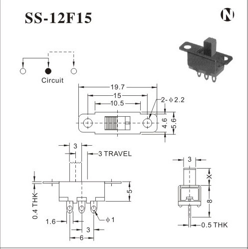 SS12F15G5 拨动开关1P2T 二档三脚带螺丝固定孔滑动开关 厂家热销-阿里巴巴