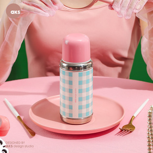 AKS原创设计保温杯316不锈钢水杯高颜值杯子随行杯学生女便携户外-阿里巴巴