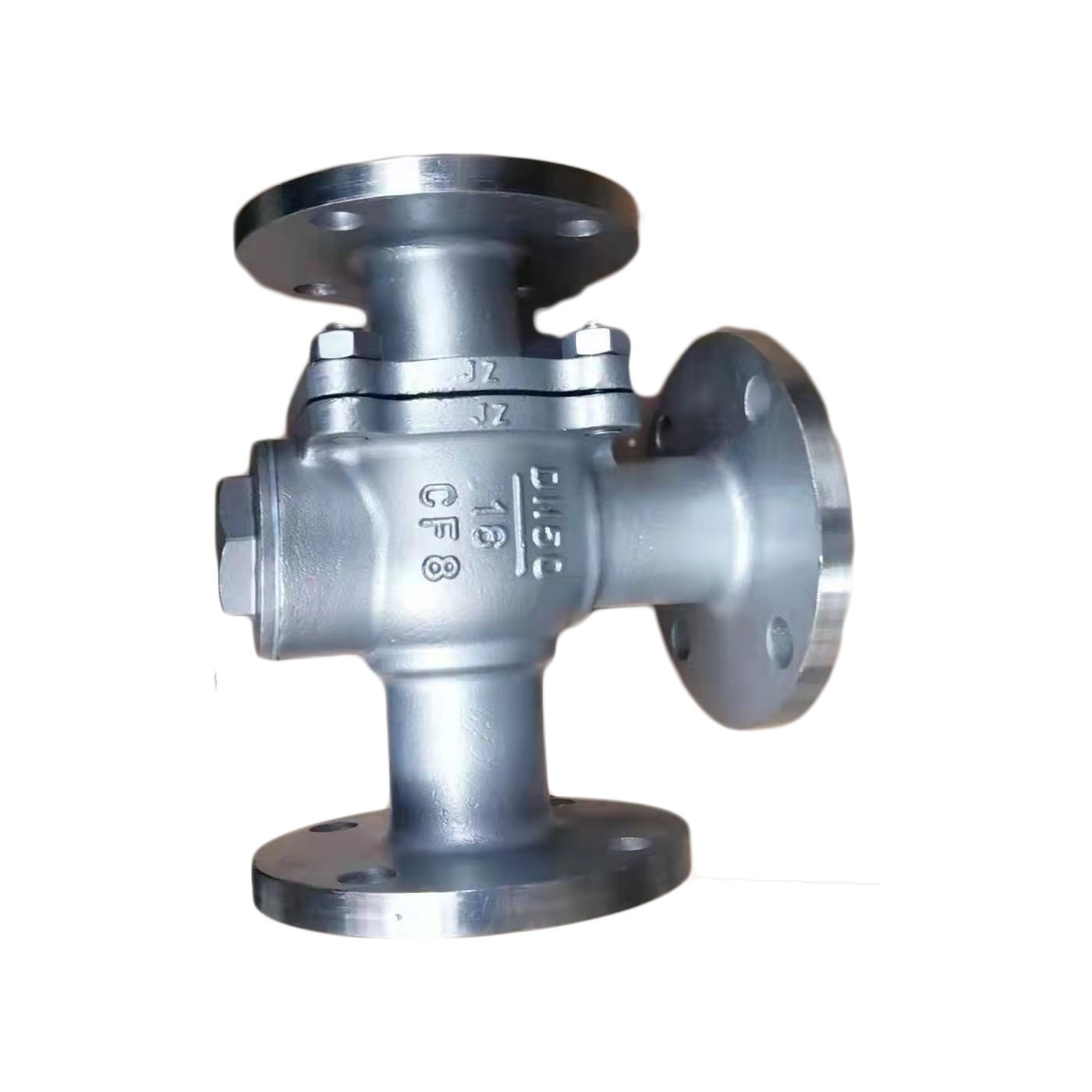 三通法兰球阀/Q45F-16P不锈钢L型304 Q45F-16P不锈钢T型-阿里巴巴