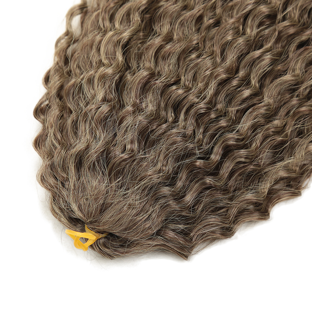 White Brazilian braid high temperature silk chemical fiber crochet hair ...