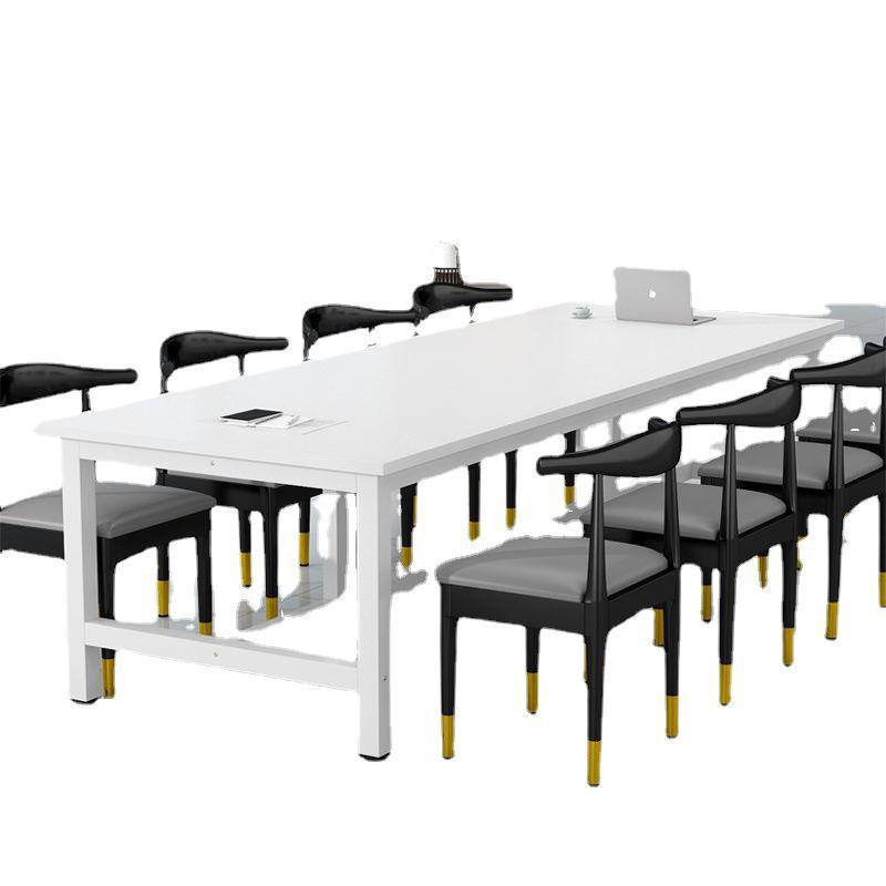 Conference Table and Chair Assembly Large Long Table Negotiation Table ...