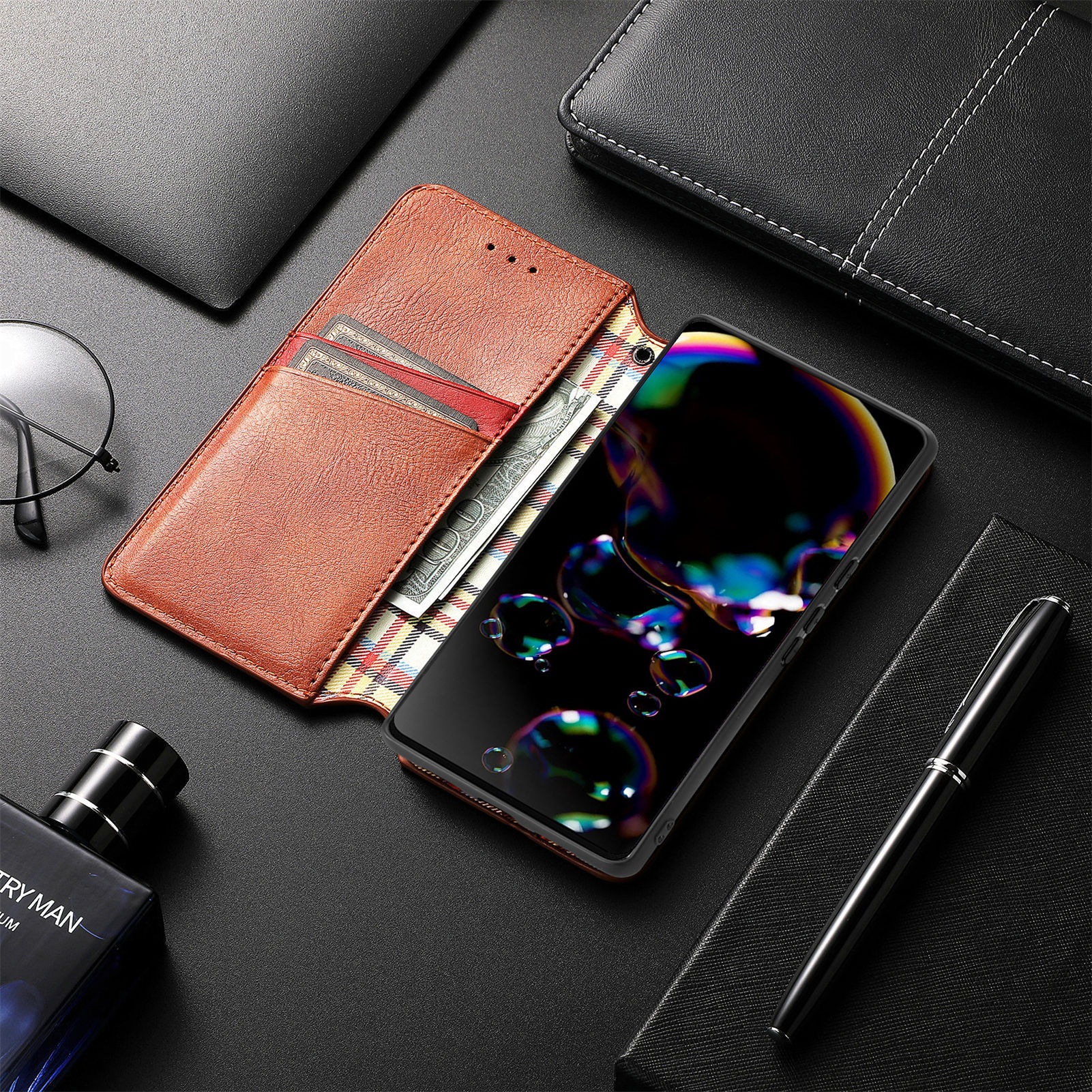 跨境适用夏普R7/P7 Sharp Aquos Wish2手机皮套 商务翻盖PU保护套-阿里巴巴