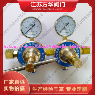 YQJ-11双极双表氮气氩气氢氧气体管道减压阀管路减压器全铜YQY-11-阿里巴巴