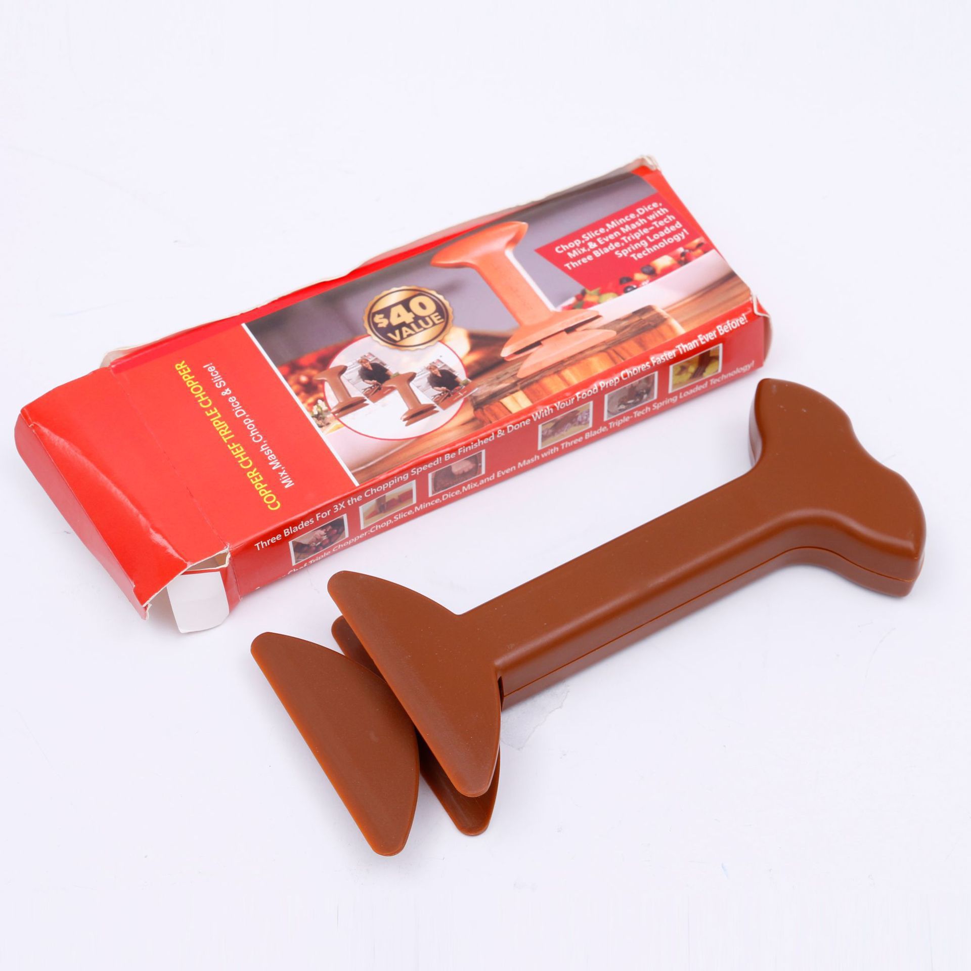 新品厨房小工具食物搅碎器COPPER CHEF TRIPLE CHOPPER-阿里巴巴