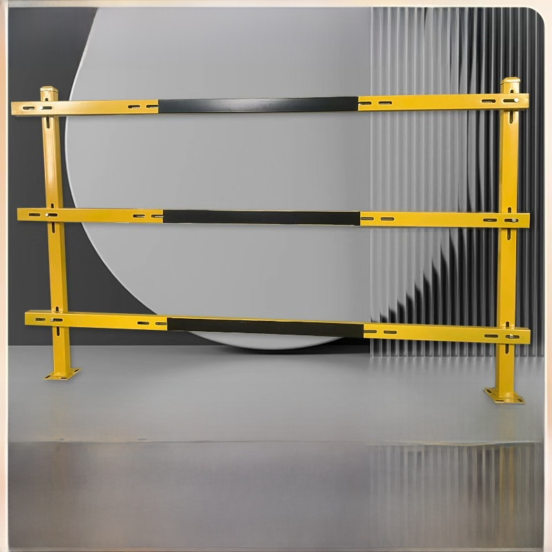 Construction site temporary telescopic stair handrail fixed border ...