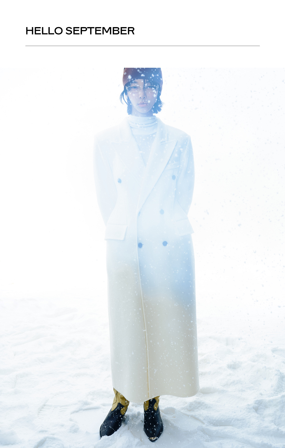 [识时]新品经典全羊毛沙漏收腰长袖双排扣纯色双面呢外套女V9881-阿里巴巴