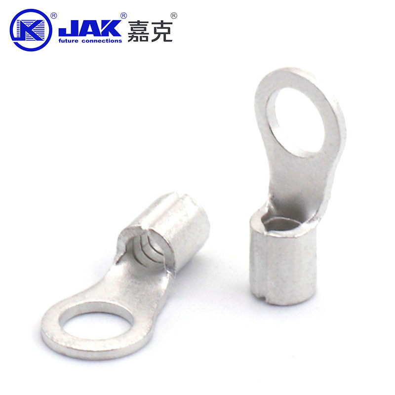 RNB2-4S圆形冷压接线端子 紫铜鼻子裸端头铜线耳 M4焊接圆环端头-阿里巴巴