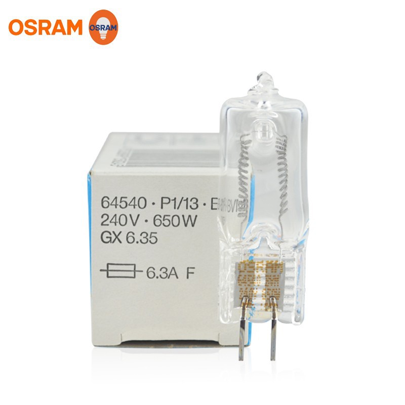欧司朗灯泡64540 230V/240V 650W专业摄影卤素灯泡舞台照明灯珠-阿里巴巴