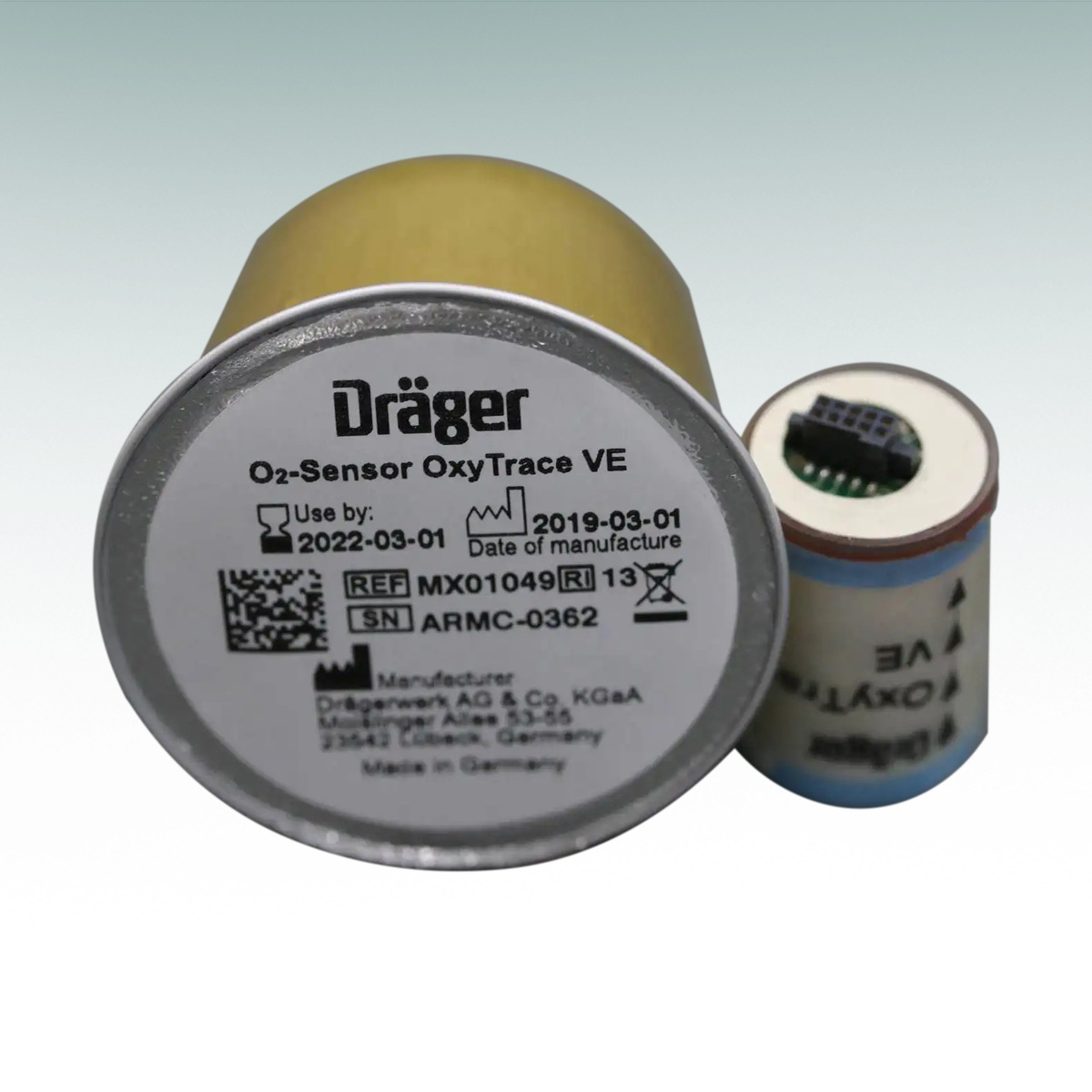 Drager德国德尔格savina呼吸机原装氧气传感器氧电池MX01049-阿里巴巴