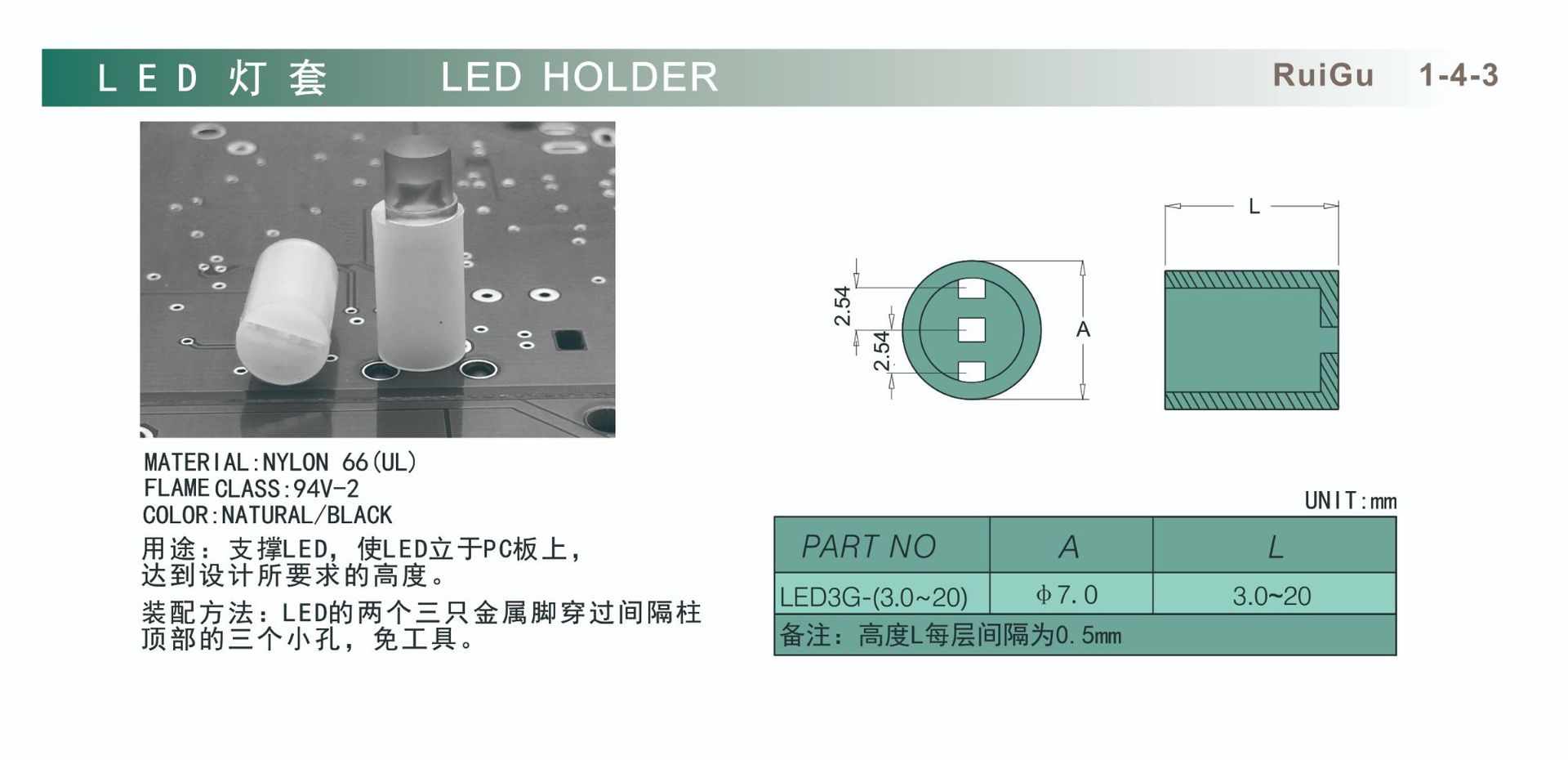 厂家直销LED灯套LED垫高柱 尼龙LED间隔柱 LED隔离柱二极管支撑柱-阿里巴巴