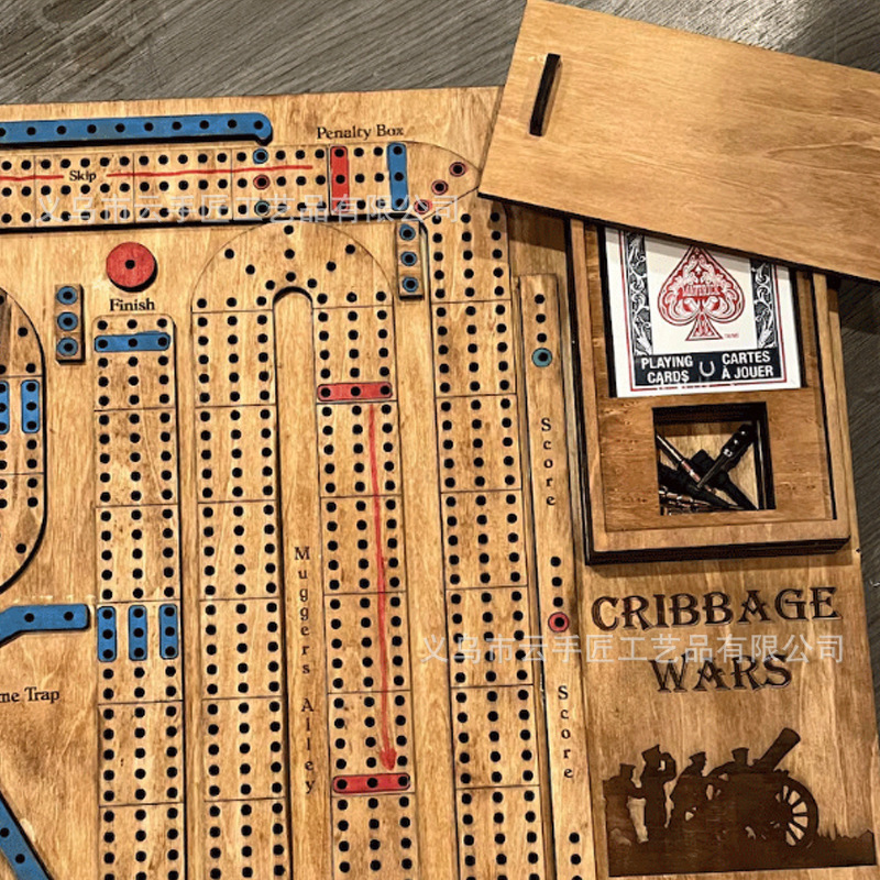 Cribbage Wars Board Game 克里比奇战争游戏 经典游戏有趣新元素-阿里巴巴