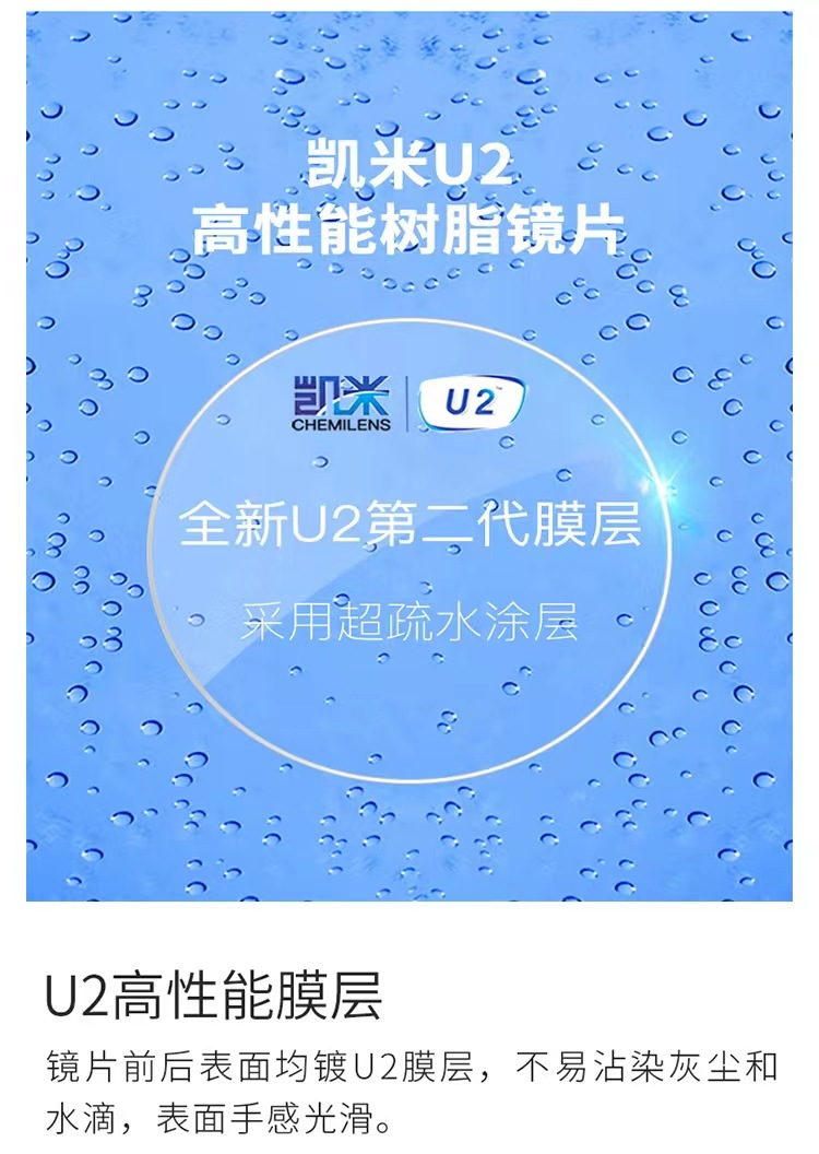 韩国凯米镜片1.67U6防蓝光1.74U2高度数树脂近视镜片配驾驶眼镜片-阿里巴巴