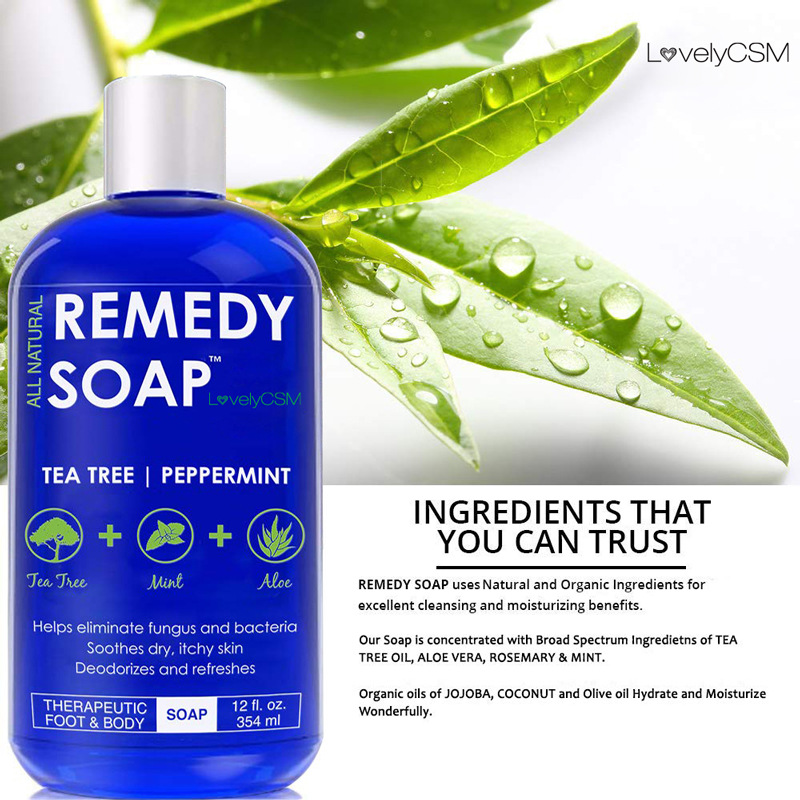 LovelyCSM remedy soap body wash 皂液茶树沐浴露保湿清爽批发-阿里巴巴