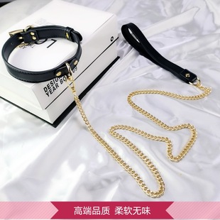 sm项圈女皮革调教工具狗链项圈另类玩具K9狗奴束缚刑具性情趣用品-阿里巴巴