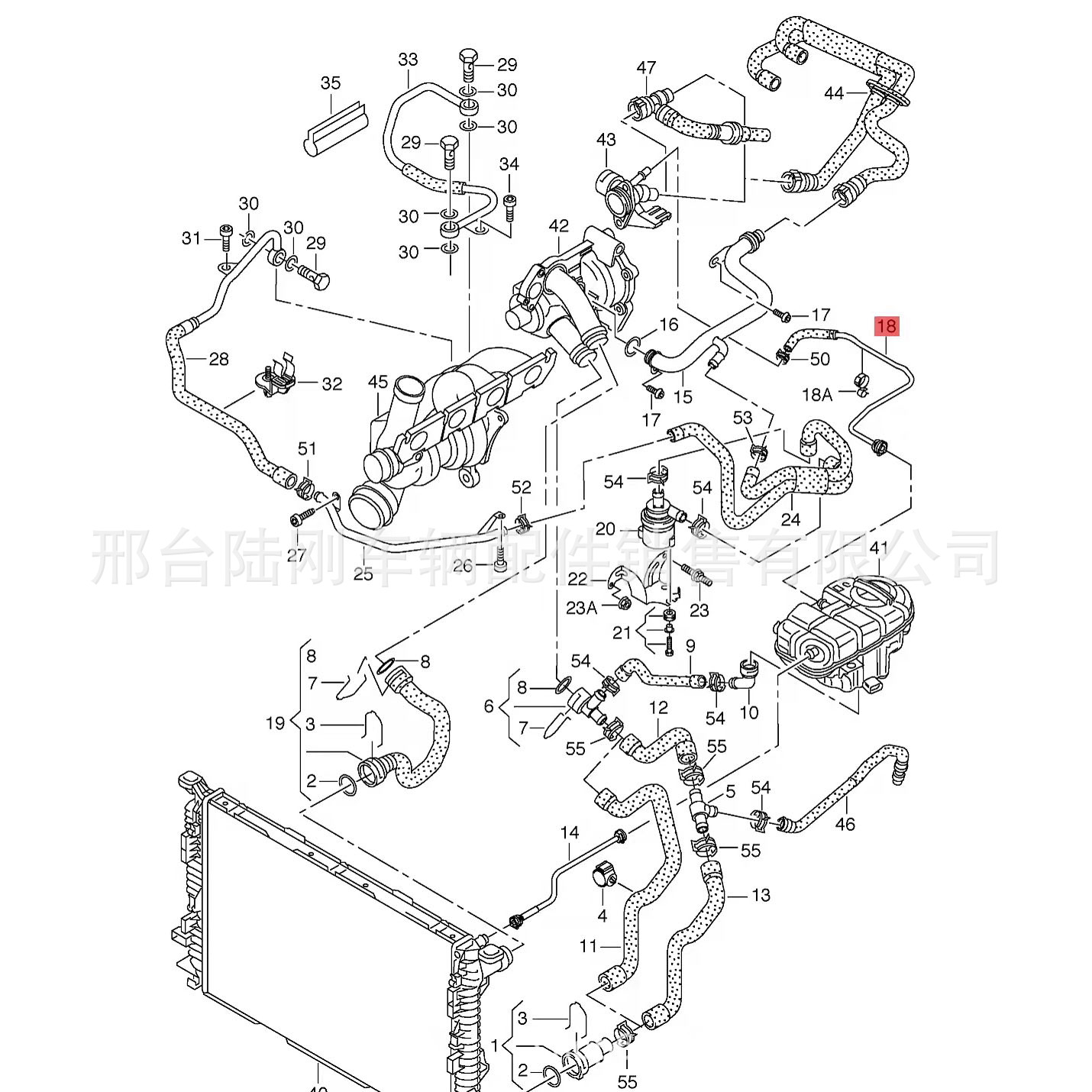 4G0121081AL汽车冷却系统曲轴箱通风软管水管废气管排气管油管-阿里巴巴