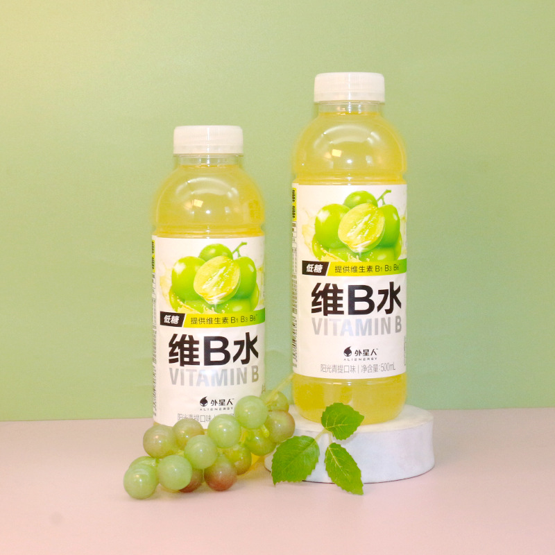 外星人维B水500mL*15瓶低糖阳光青提口味柑橘口味维生素水饮料-阿里巴巴