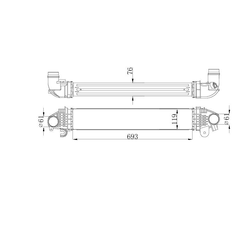 intercooler中冷器 适用于EQUINOX/TERRAIN 84454111 GM3012117 7-阿里巴巴