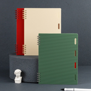 inrik直纹 A5/B5线圈本上下五孔 分科记录学习学生笔记本记事本子-阿里巴巴