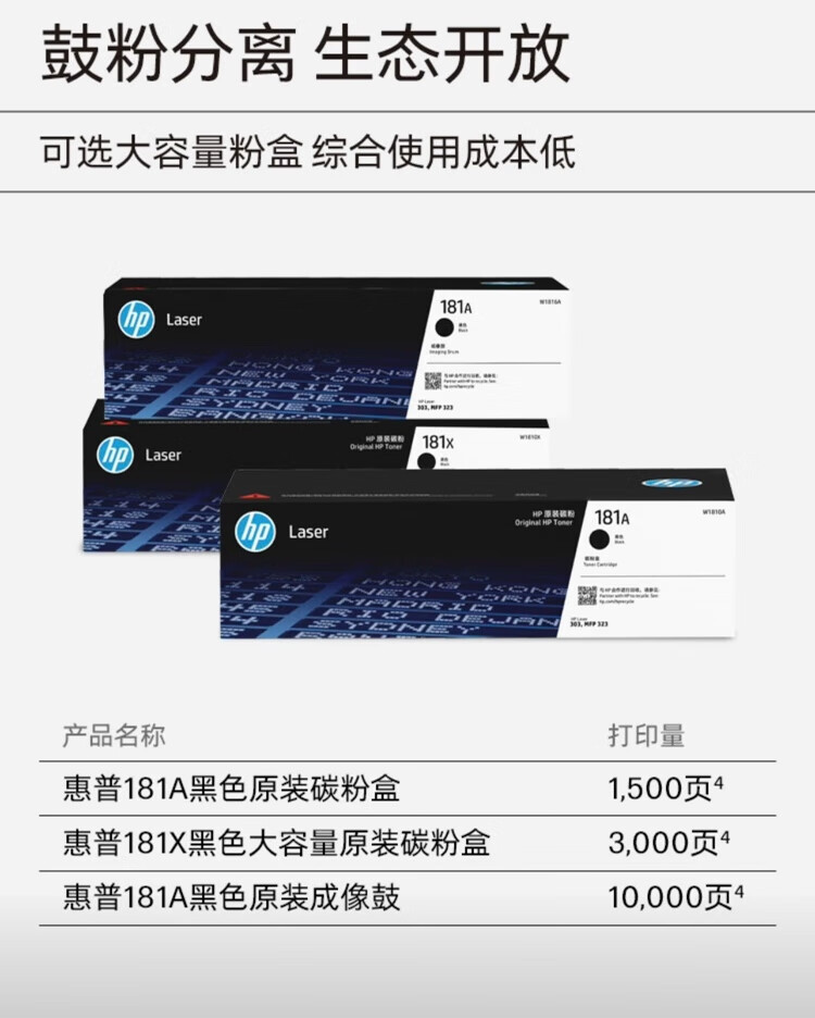 惠普HP Laser 303d 303dw 301dn 自动双面黑白激光单功能打印机-阿里巴巴