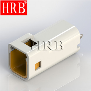 HRB鸿儒2.0mm间距汽车防水连接器 IP67接插件 易插拔防水对插件-阿里巴巴