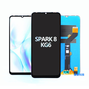 适用传音Infinix KG6手机屏幕总成 spark8液晶显示内屏LCD screen-阿里巴巴
