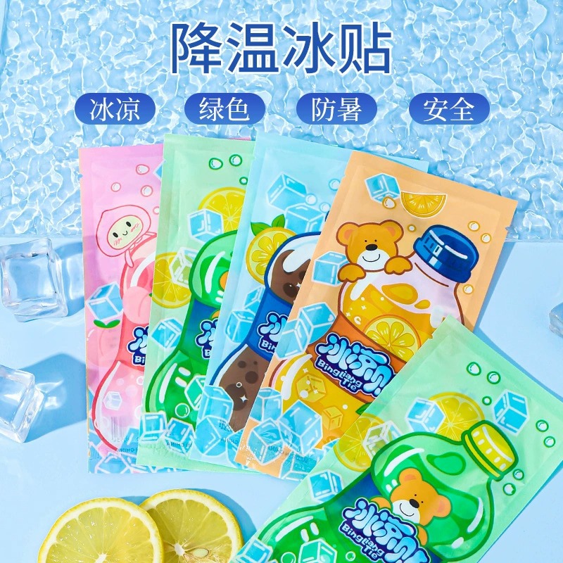 Summer Ice Stickers for Cooling and Heat-relieving Stickers for ...
