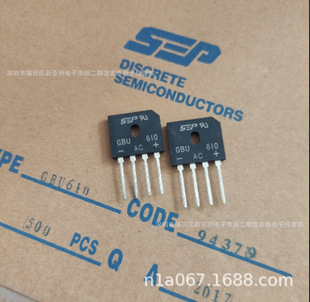 GBU610 整流桥堆 扁桥 6A/1000V 直插4脚-阿里巴巴