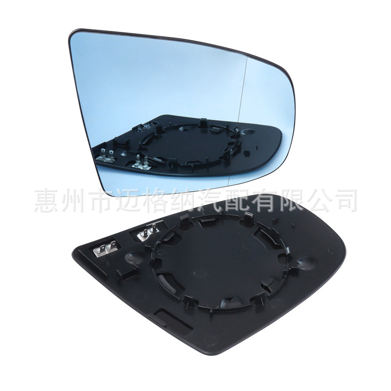 适用于08-14宝马 X5 X6 E70 E71 E72 倒车镜片后视镜片反光镜片-阿里巴巴
